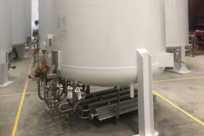 NEW Cryolor 1500 Gallon Bulk Cryogenic Vertical Storage Tank ...